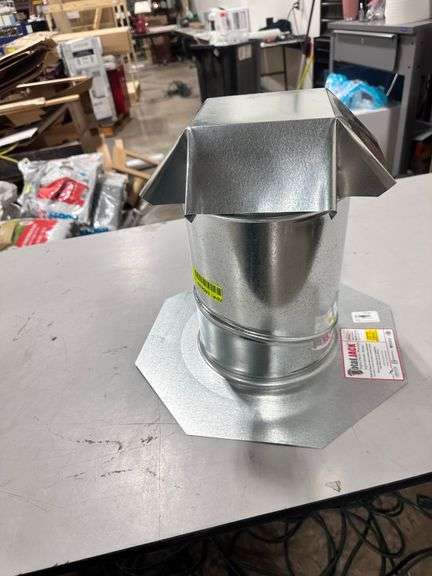 Total Jack 8 in. Adjustable Pitch Galvanized Steel Pipe Flashing ...