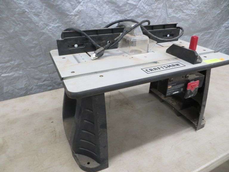 Craftsman Router Table w/ Switch - Lambrecht Auction, Inc.
