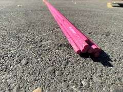 Pinkbar Laquered Fiberglass Rebar #4 1/2"x20' - Lambrecht Auction, Inc.
