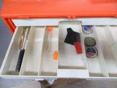 Flambeau Box Full of Muzzleloader Accessories - Lambrecht Auction, Inc.