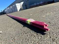 Pinkbar Laquered Fiberglass Rebar #4 1/2"x20' - Lambrecht Auction, Inc.