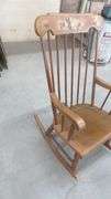 Maple Spindle Back Rocker - Lambrecht Auction, Inc.