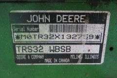 John Deere TRS 32 Snowblower - Lambrecht Auction, Inc.