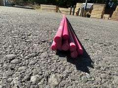 Pinkbar Laquered Fiberglass Rebar #4 1/2"x20' - Lambrecht Auction, Inc.