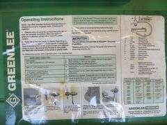 Greenlee Hydraulic Knock-Out Set 1/2"-2" - Lambrecht Auction, Inc.