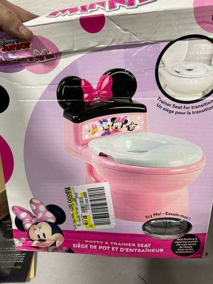 Disney ImaginAction Minnie Mouse 2-in-1 Potty Training Toilet ...