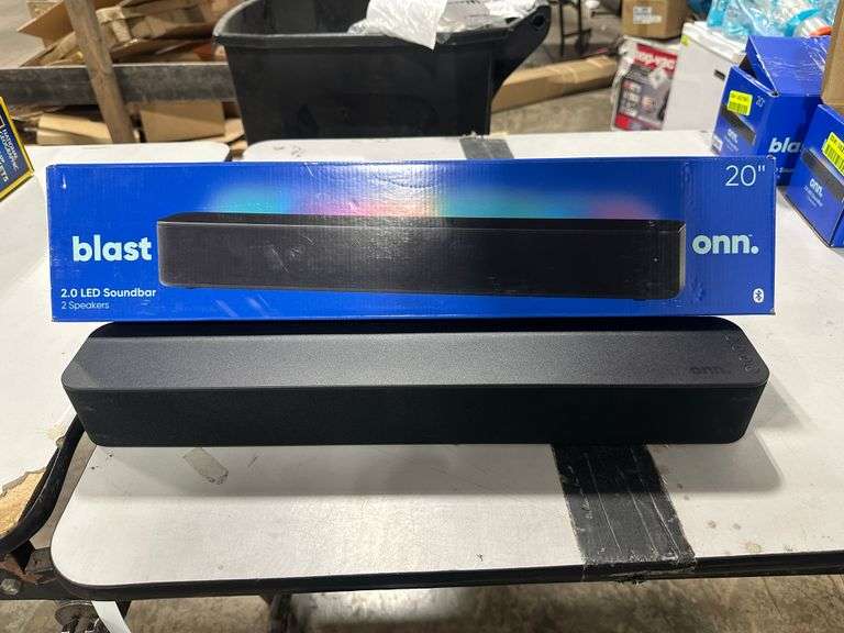 Onn 20" Blast 2.0 LED Soundbar - Lambrecht Auction, Inc.