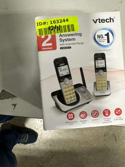 VTech CS5229-2 2 Handset Extended Range DECT 6.0 Cordless Phone with ...