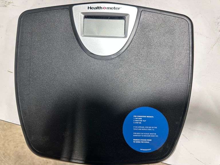 Health o meter Weight Tracking LCD Bathroom Scale, Black, 350lbs ...