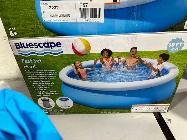 Bluescape Fast Set Pool - Lambrecht Auction, Inc.
