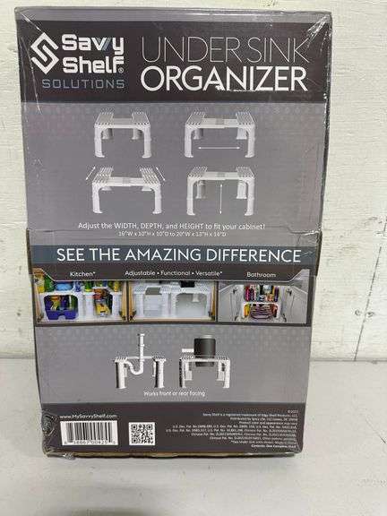 Savvy Shelf Under Sink Organizer - Lambrecht Auction, Inc.