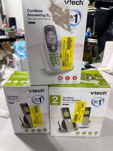 Vtech Cordless Phone Systems (3x$) - Lambrecht Auction, Inc.