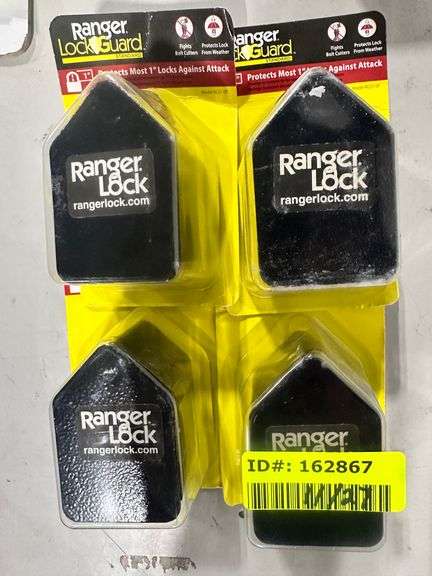 Ranger Lock Guard Standard Lock Guard. 4 Items. - Lambrecht Auction, Inc.