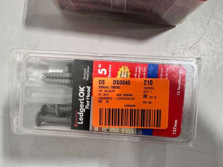 LedgerLOK Flat Head Structural Ledger Board Screws (10) & Simpson ...
