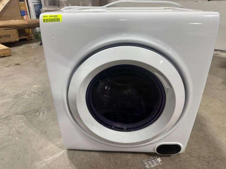 2.6 cu. ft. Vented Front Load Stackable Electric Compact Dryer ...