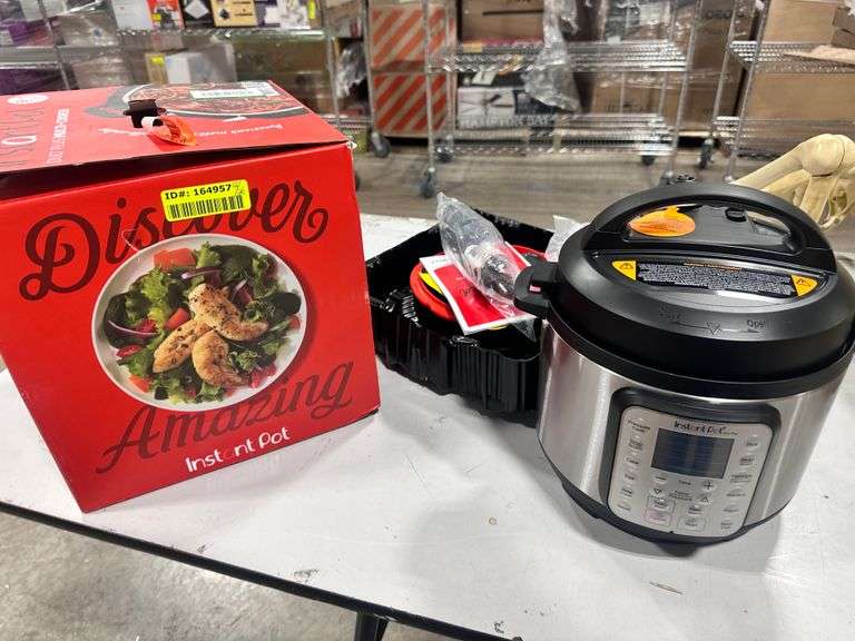 Instant Pot 3 qt. Stainless Steel/Black Duo Plus Mini Electric Multi ...