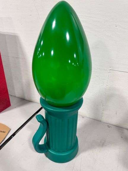 3 ft Battery Operated LED Jumbo Bulb - Lambrecht Auction, Inc.