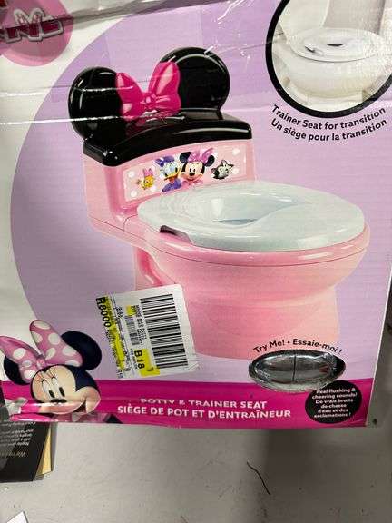 Disney ImaginAction Minnie Mouse 2-in-1 Potty Training Toilet ...