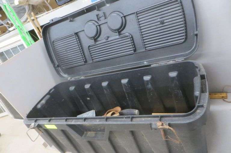Contico Poly Tool Box - 35" Long w/ Contents - Lambrecht Auction, Inc.