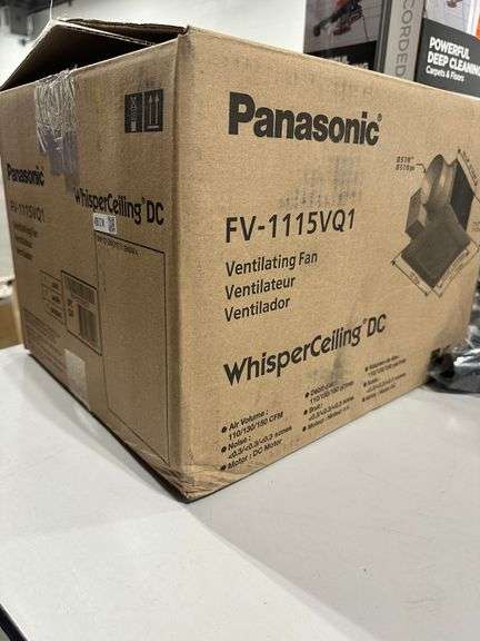 Panasonic WhisperCeiling DC Fan with Pick-A-Flow Speed Selector ...