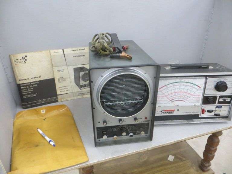 Sears Penske Ignition Scope & Dwell Meter - Lambrecht Auction, Inc.