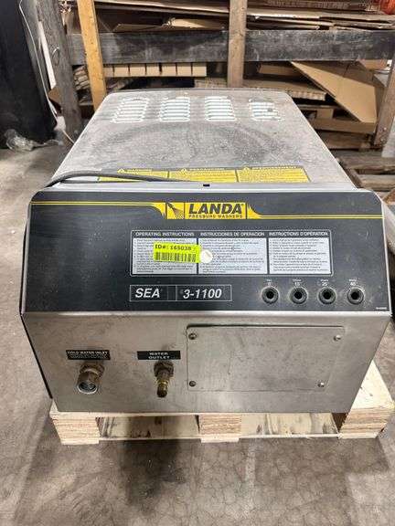 5000 Landa SEA3-11024D Pressure Washer, Stainless Steel Cabinet ...