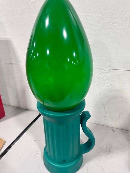 3 ft Battery Operated LED Jumbo Bulb - Lambrecht Auction, Inc.