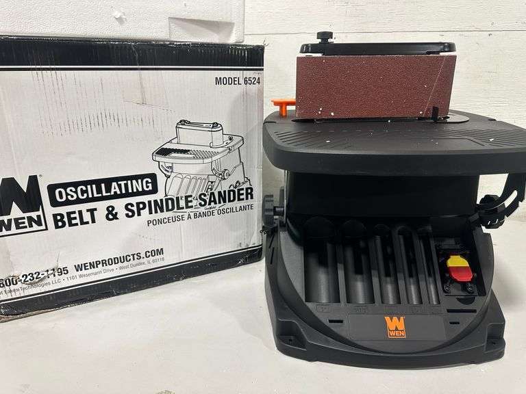WEN 6524 Oscillating Belt and Spindle Sander - Lambrecht Auction, Inc.