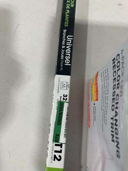 Feit Electric 20-Watt 4 ft. LED Plant Grow Light + Halo 4 Pack Recessed ...