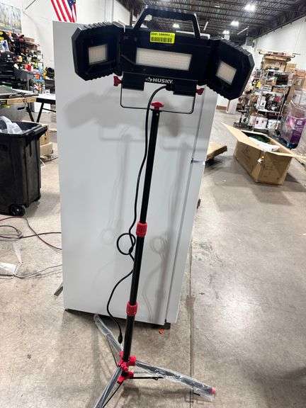 Husky 7000-Lumen Multi-Directional LED Tripod Work Light - Lambrecht ...