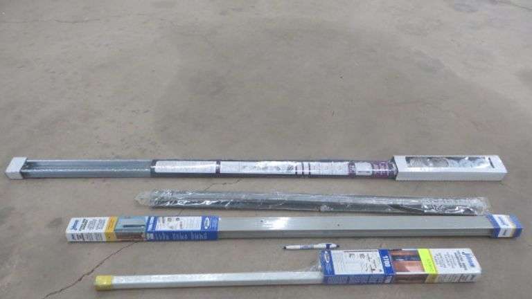 Bypass, Folding & Sliding Door Tracks, 36" Sweep - Lambrecht Auction, Inc.