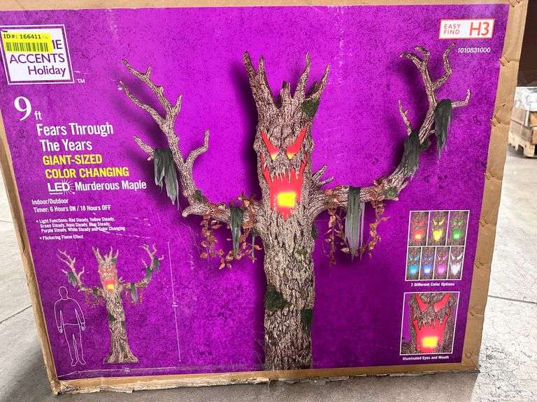 Home Accents 9ft Fears Through The Years Giant Sized LED Muderous Maple ...