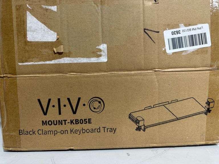 VIVO Large Keyboard Tray Under Desk Pull Out With Extra Sturdy C Clamp ...