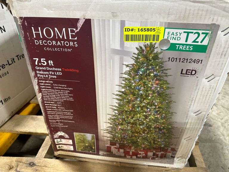 Home Decorators Collection Grand Duchess Twinkling Balsam Fir ...