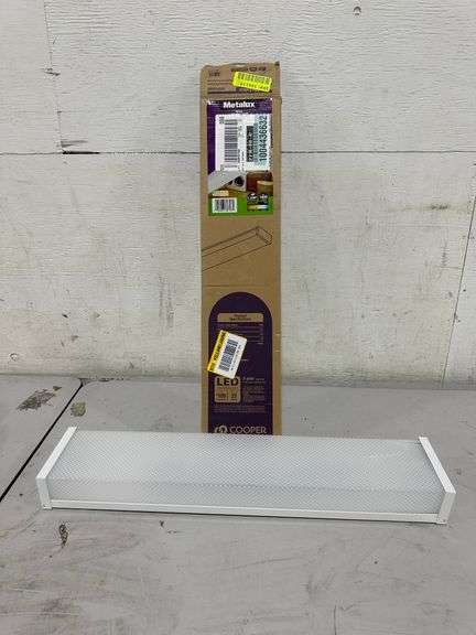 Metalux WP 2 ft. 120-Volt White Integrated LED Wraparound Light ...