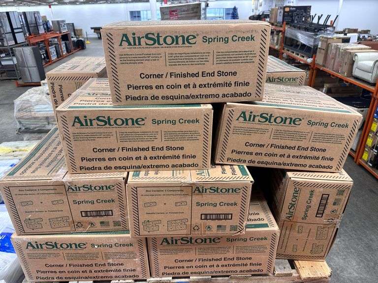 AIRSTONE Spring Creek Gray 2-4" x 4-10" Cement Standard Corner/Finished ...