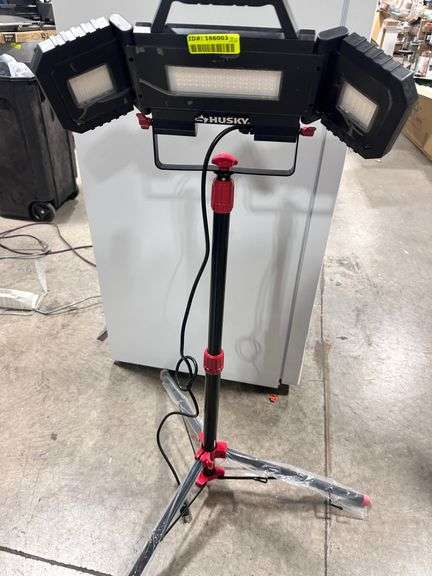 Husky 7000-Lumen Multi-Directional LED Tripod Work Light - Lambrecht ...