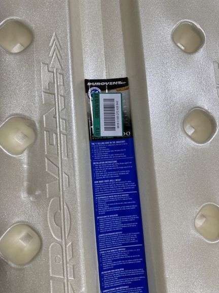 Durovent 22 in. x 4 ft. Rafter Vent (Pack of 19) - Lambrecht Auction, Inc.