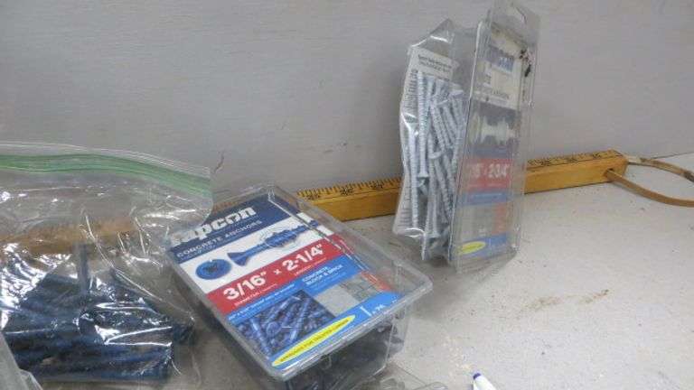 Tapcons, Tapcon Drill & Driver Sets - Lambrecht Auction, Inc.