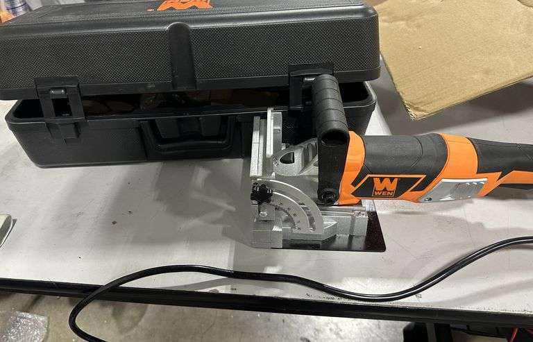 wen-jn8504-8-5-amp-plate-and-biscuit-joiner-lambrecht-auction-inc