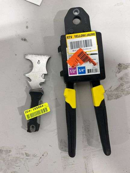 Apollo 1/2 in. and 3/4 in. PEX-B Crimp Tool + Husky 15 in 1 Paint ...