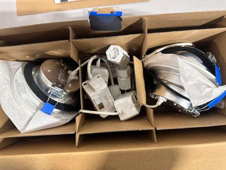 HALO QuickLink Low Voltage, 4 in. Recessed Canless LED Starter Kit ...