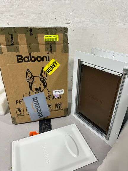 Baboni Pet Door For Wall, Steel Frame - Lambrecht Auction, Inc.