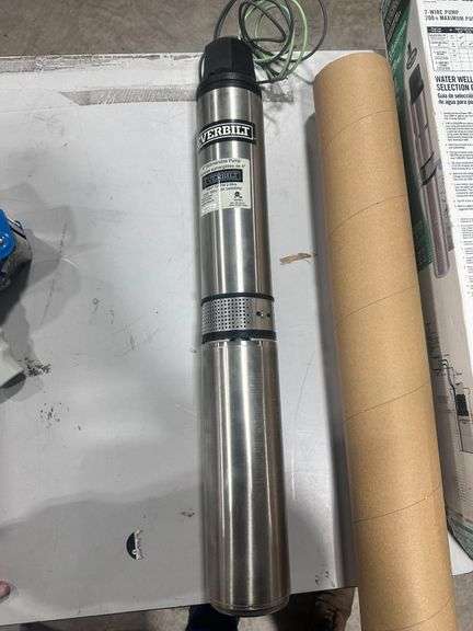 Everbilt 3/4 HP Submersible 2-Wire Well Pump - Lambrecht Auction, Inc.