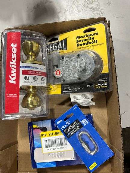 Assorted Door Locks & Wireless Keypad - Lambrecht Auction, Inc.