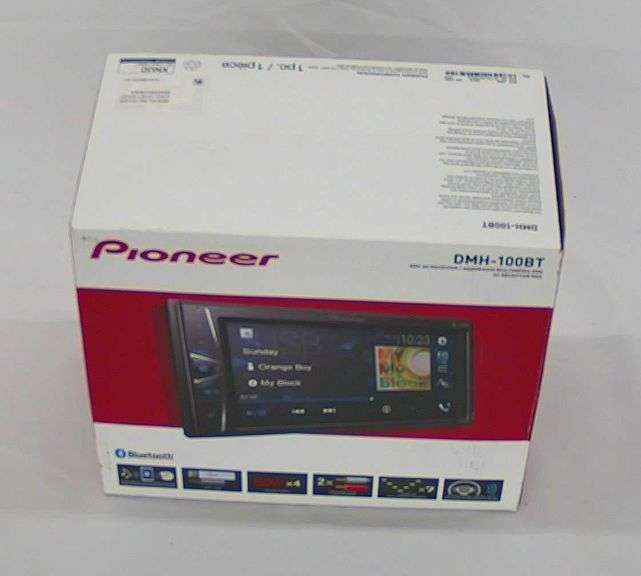 Pioneer DMH-100BT Double DIN Head Unit - Lambrecht Auction, Inc.