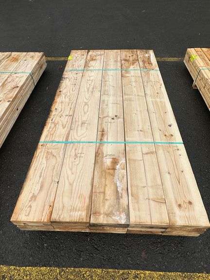 White Fir Dimensional Lumber 2"x10"x8' - Lambrecht Auction, Inc.
