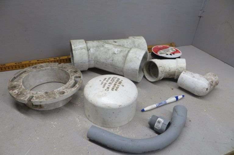 PVC Fittings, Etc. - 2 Boxes - Lambrecht Auction, Inc.