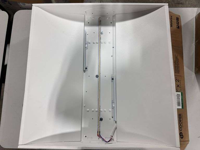 Metalux 2 ft. x 2 ft. 51-Watt Equivalent Integrated LED White Center ...