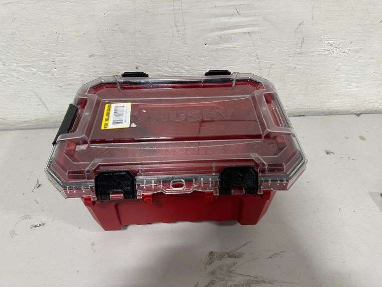 Husky 5-Gal. Professional Heavy Duty Waterproof Stackable Plastic ...